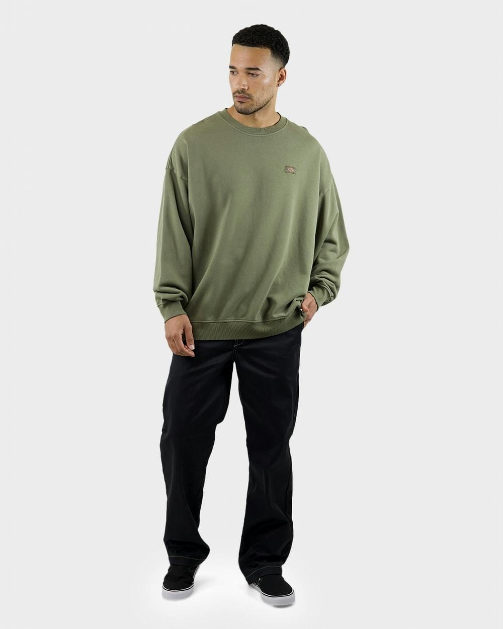 Dickies Classic Label Heavyweight Crew - BaseNZ