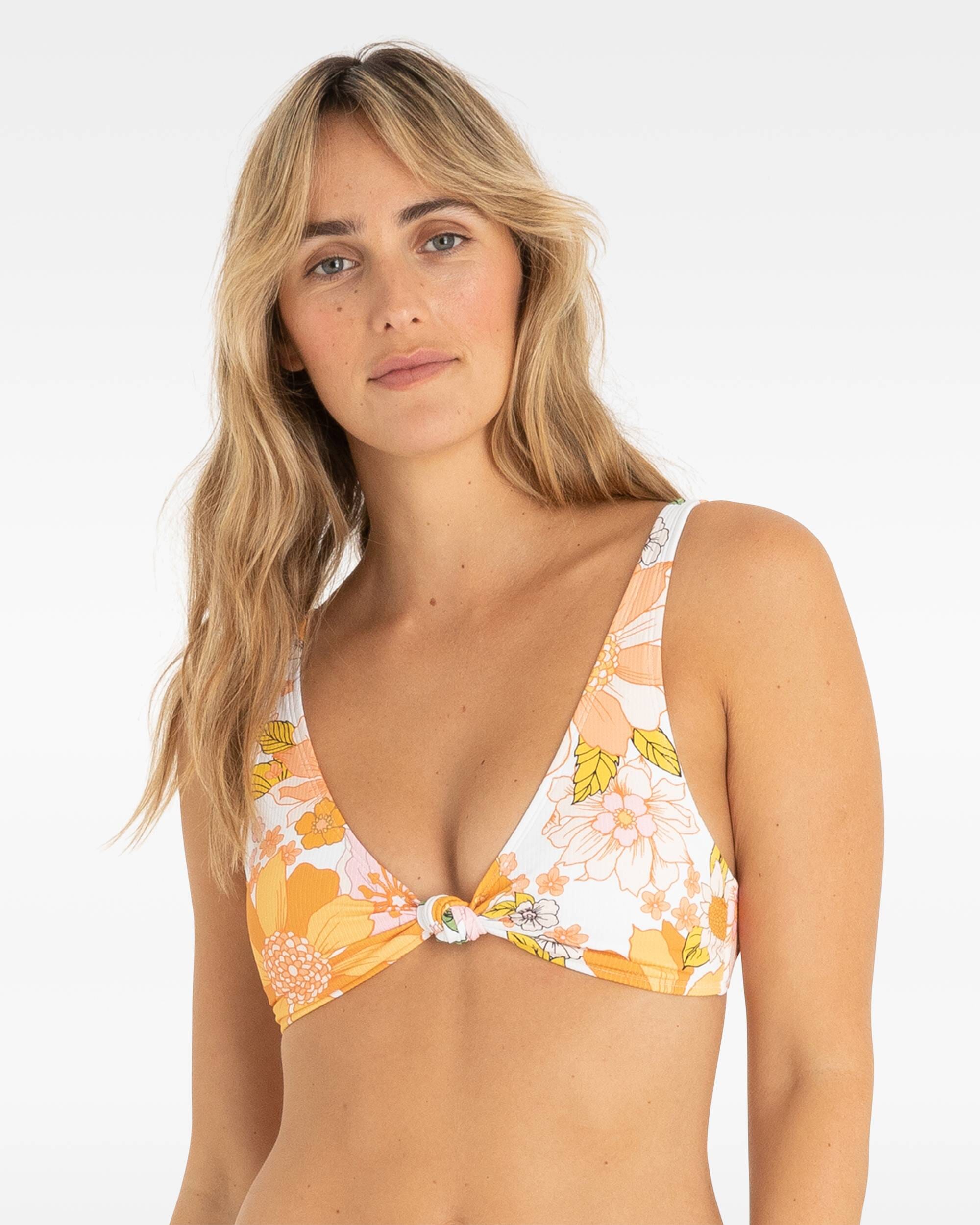 Hurley Flowerbomb Knot Hi Cut Bikini - BaseNZ