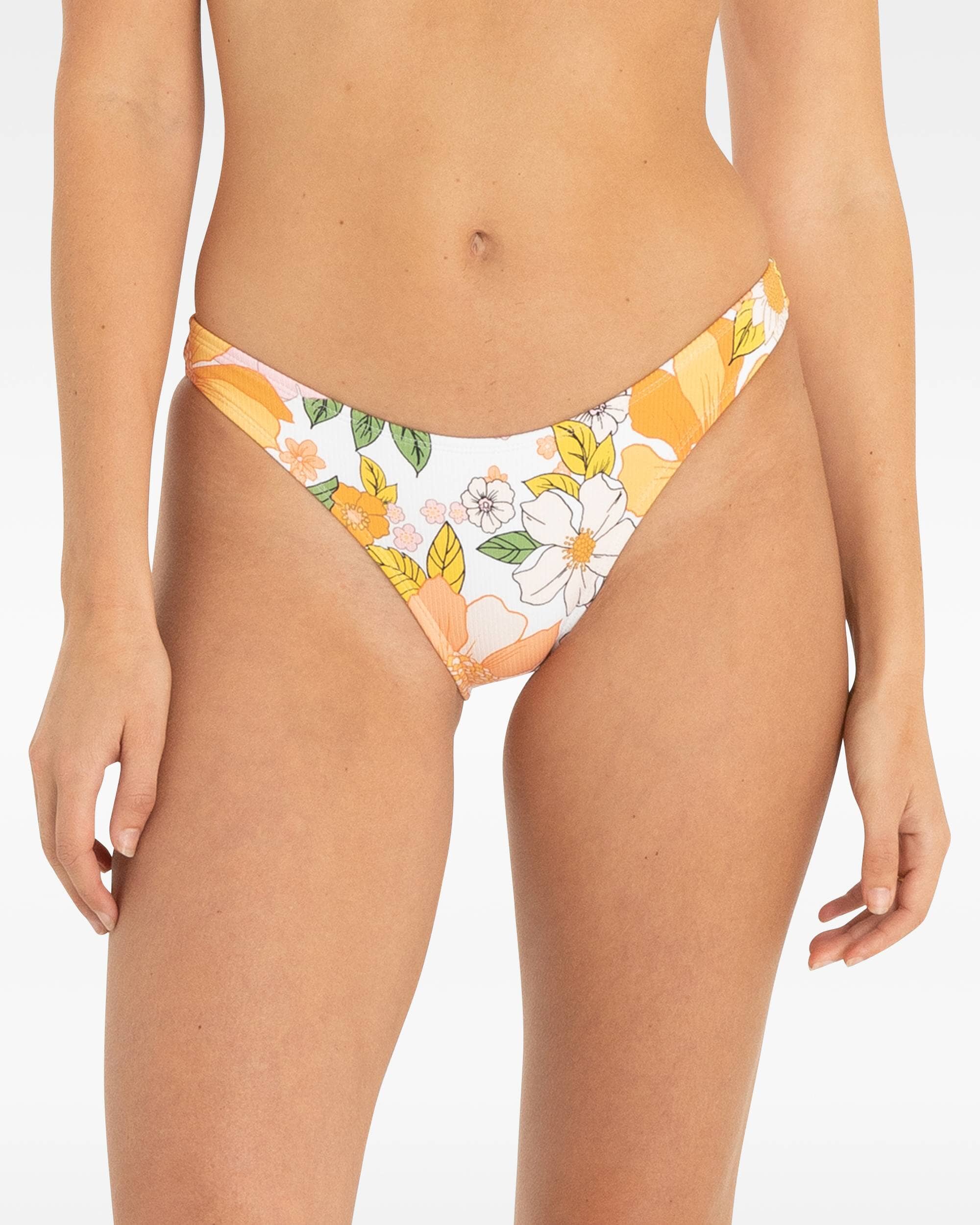 Hurley Flowerbomb Knot Hi Cut Bikini - BaseNZ