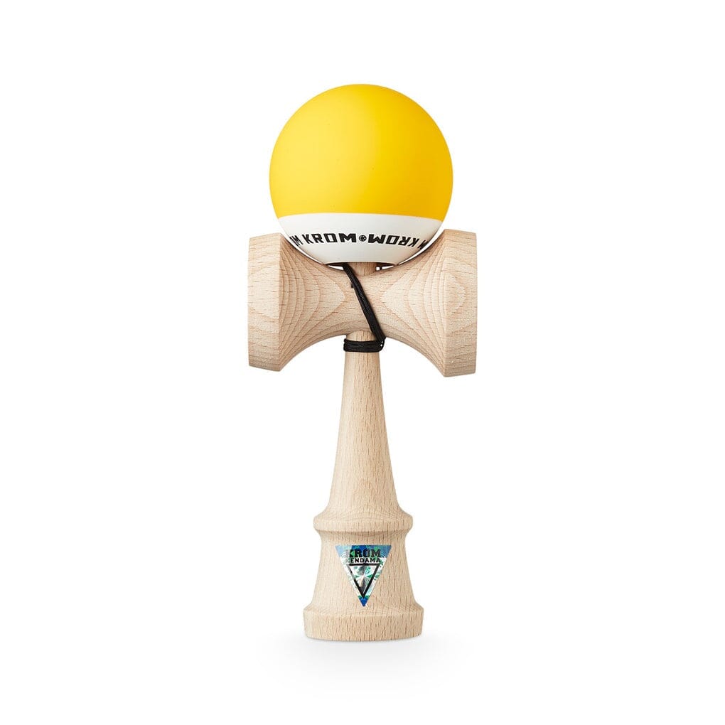 Krom Pop Rubber Kendama - Yellow – BaseNZ