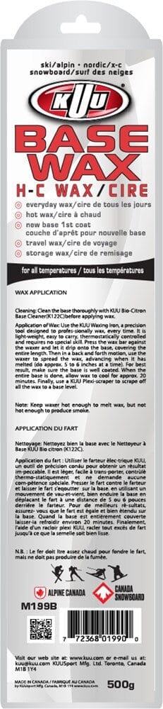 KUU Base Wax All Temp 500g – BaseNZ