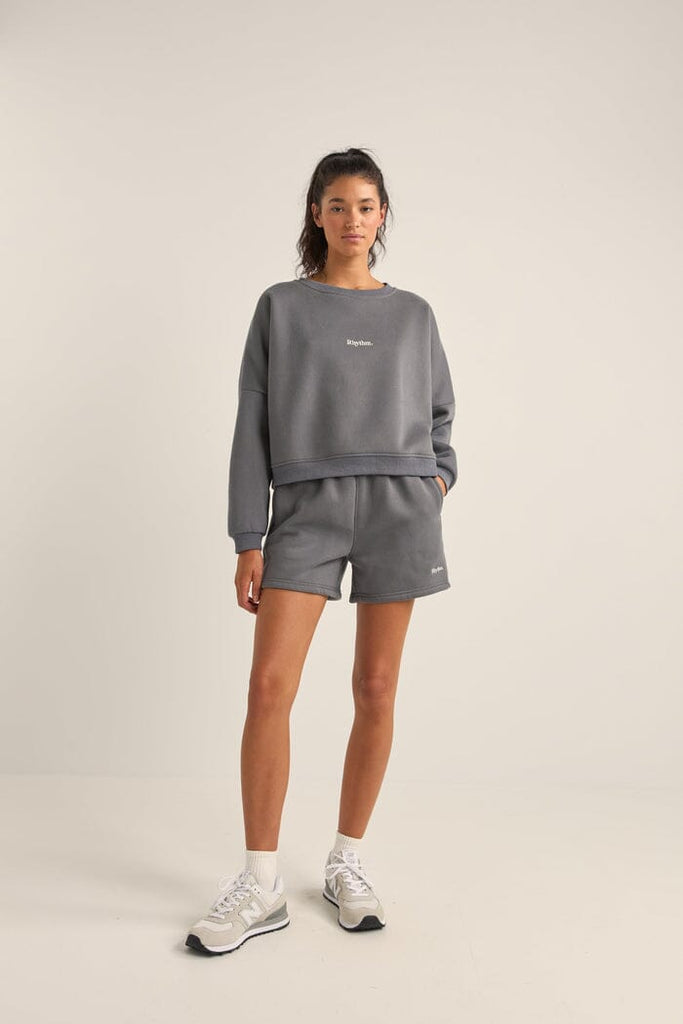 Rhythm Logo Crew Neck Fleece - BaseNZ