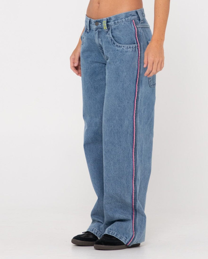 Rusty Flip Mommy Low Rise Baggy Jeans - BaseNZ