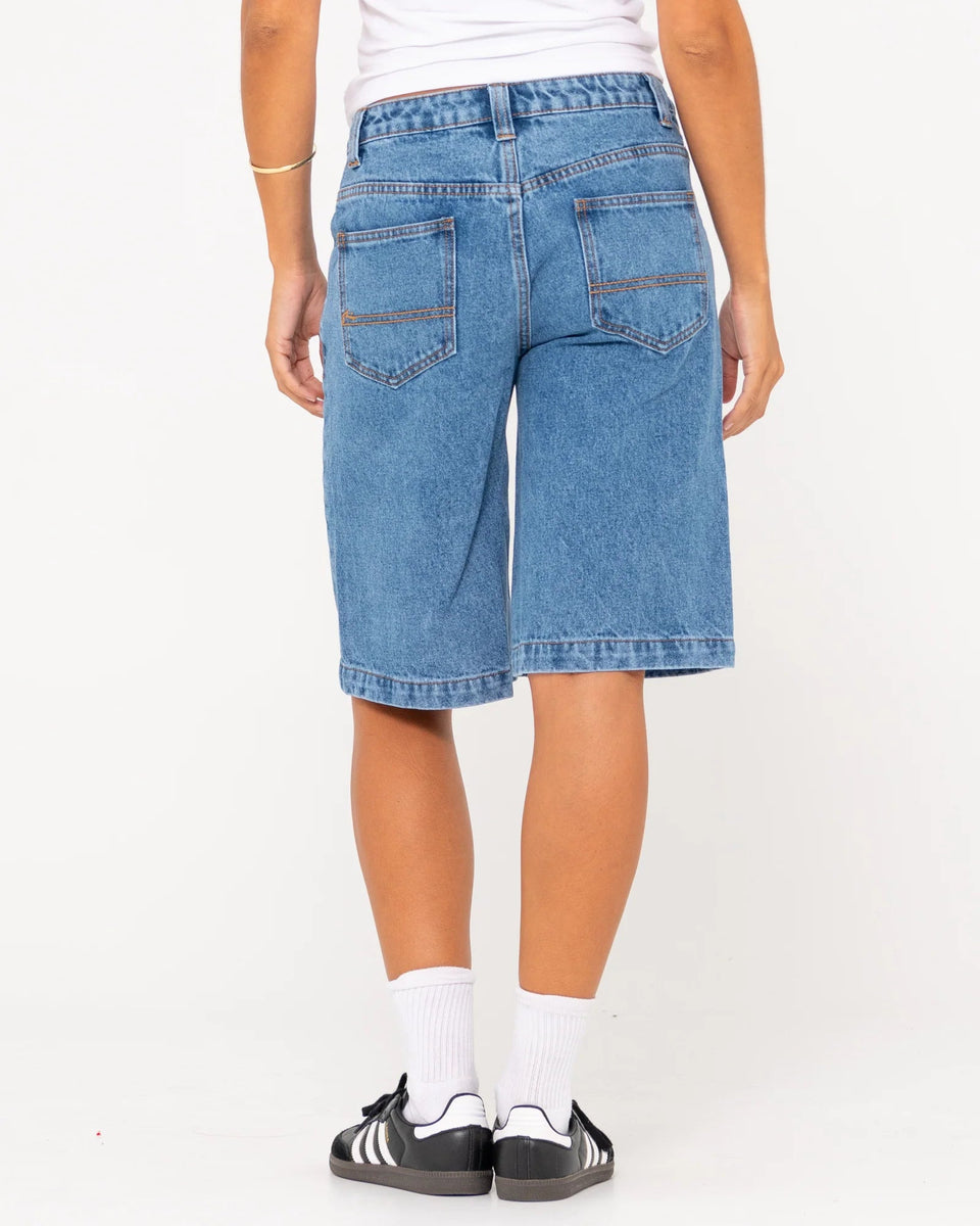 Rusty Low Rise Long Baggy Jorts - BaseNZ