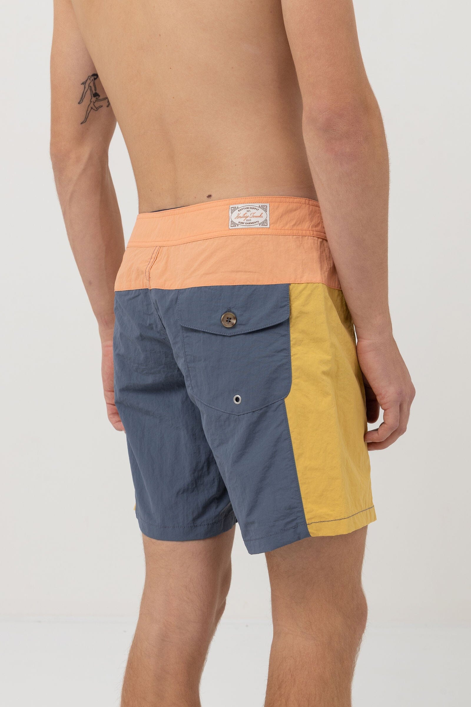 Rhythm Heritage Block Truth Trunk Boardshorts - BaseNZ