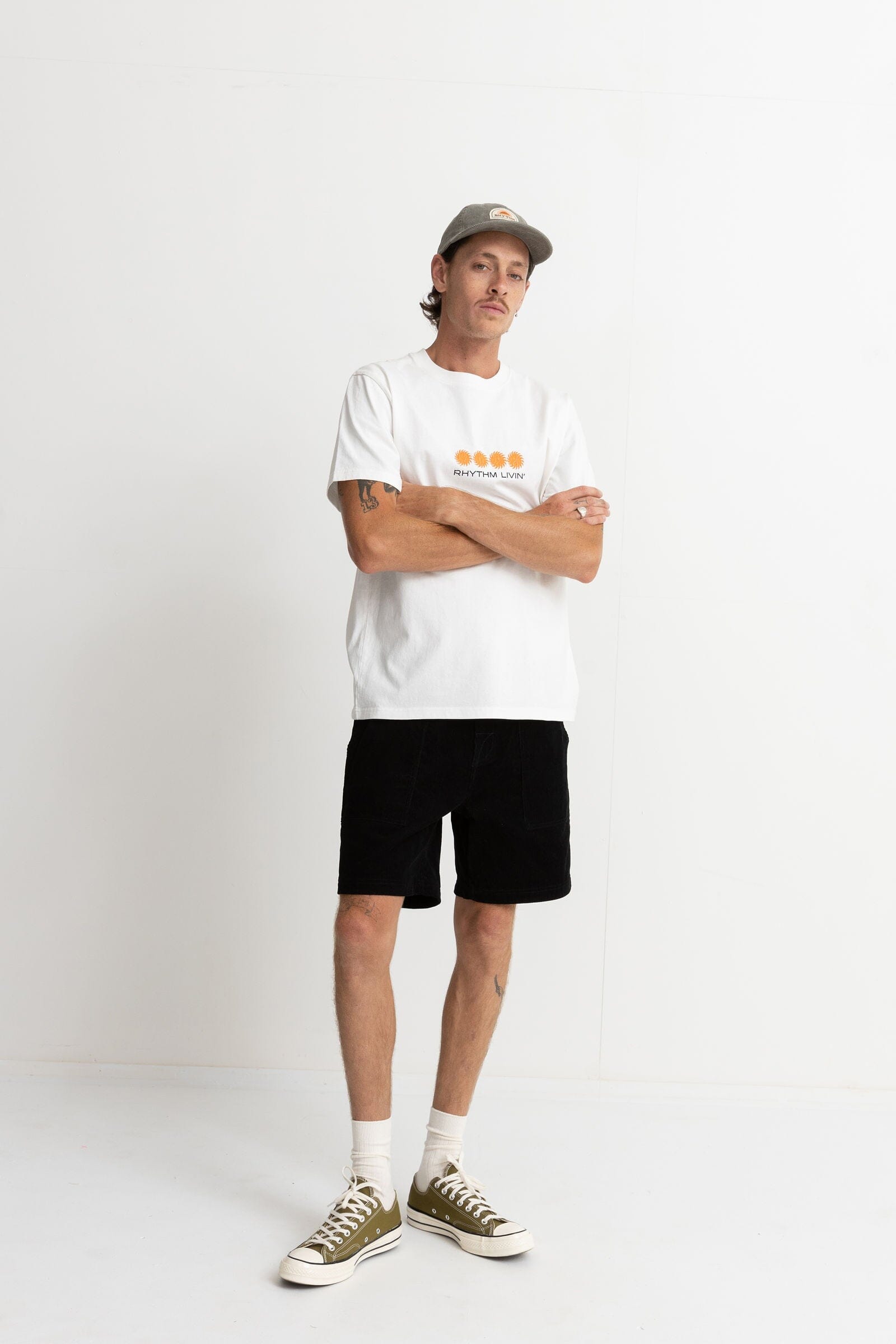 Rhythm Worn Path Cord Shorts - BaseNZ