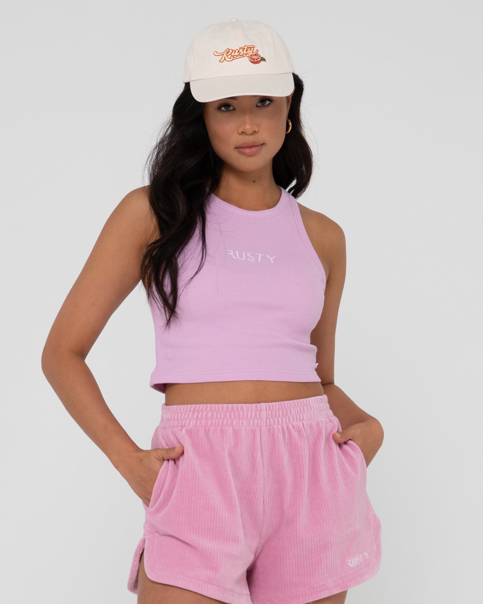 Rusty Signature Racer Tank - BaseNZ